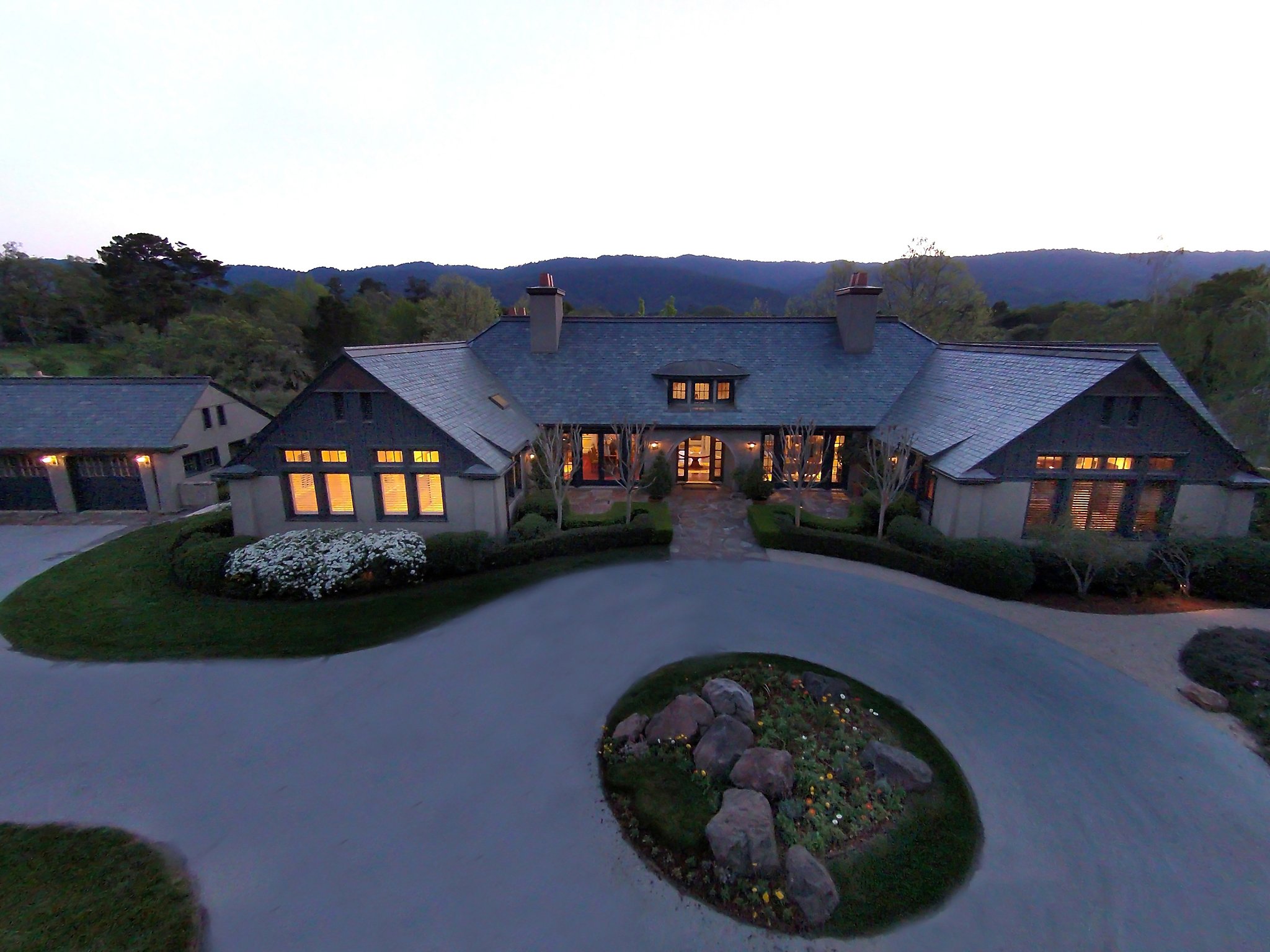 English-style Manor sits on 7 picturesque acres in Woodside