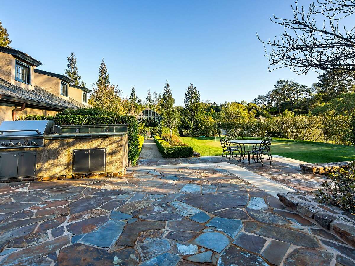 English-style Manor sits on 7 picturesque acres in Woodside