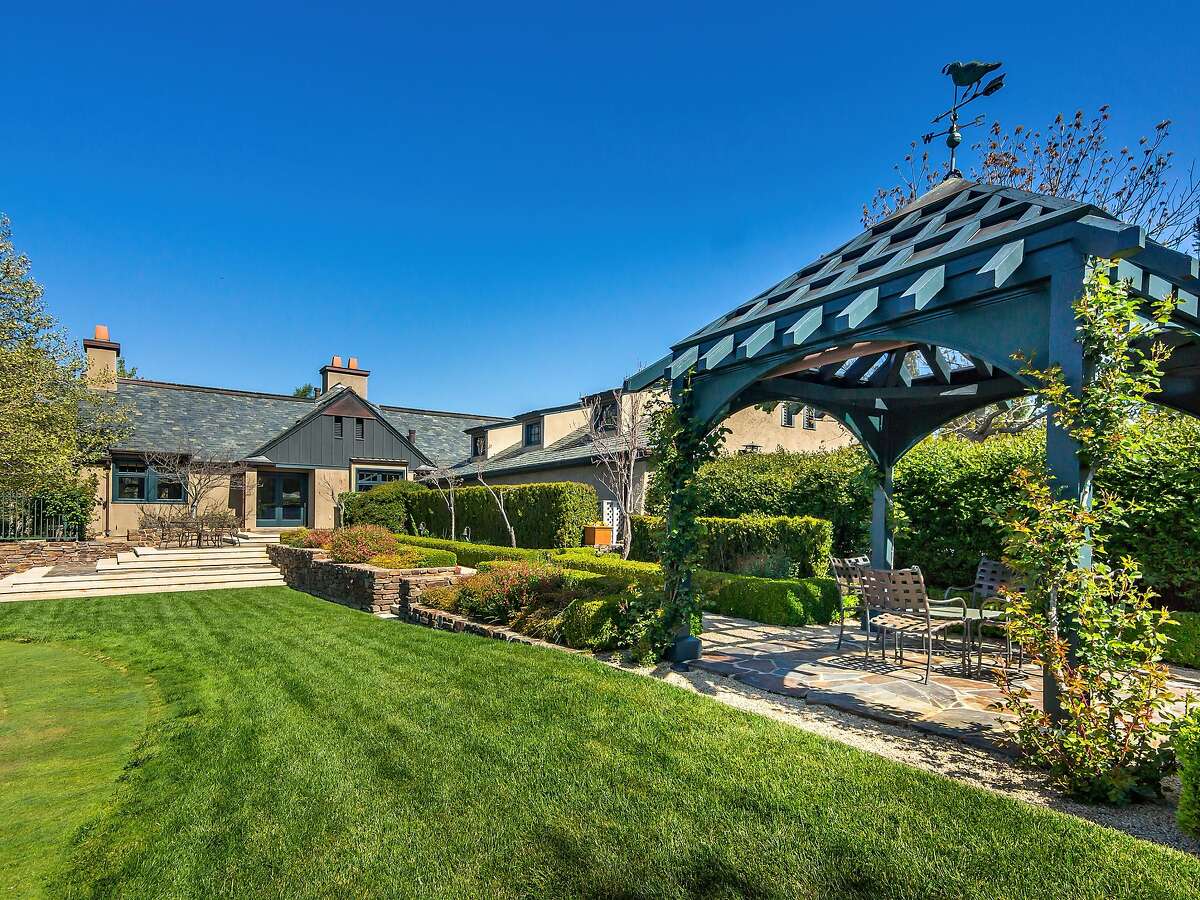 English-style Manor sits on 7 picturesque acres in Woodside
