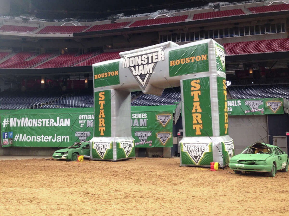 Monster trucks invade NRG Stadium for the next month