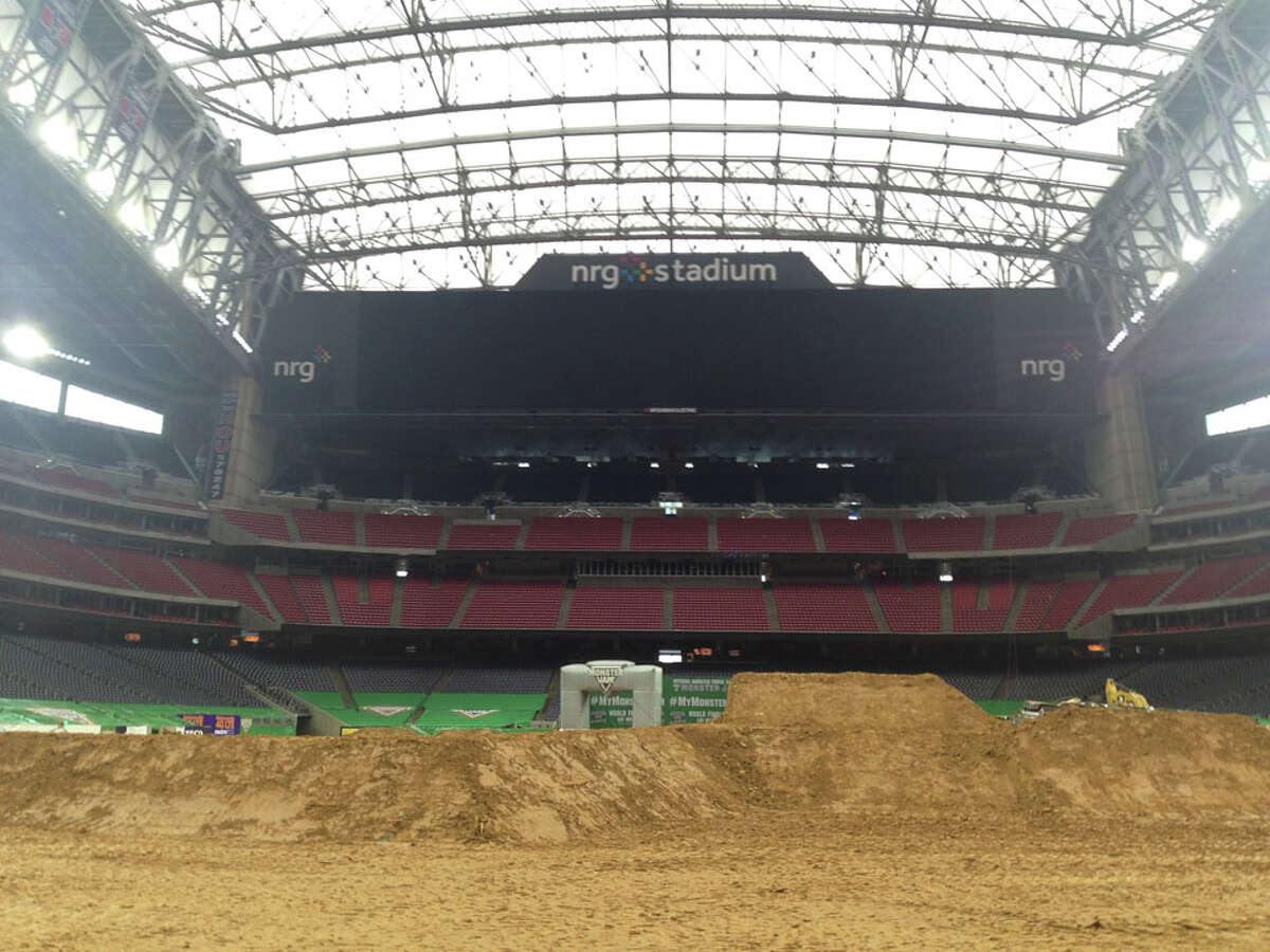 Monster trucks invade NRG Stadium for the next month