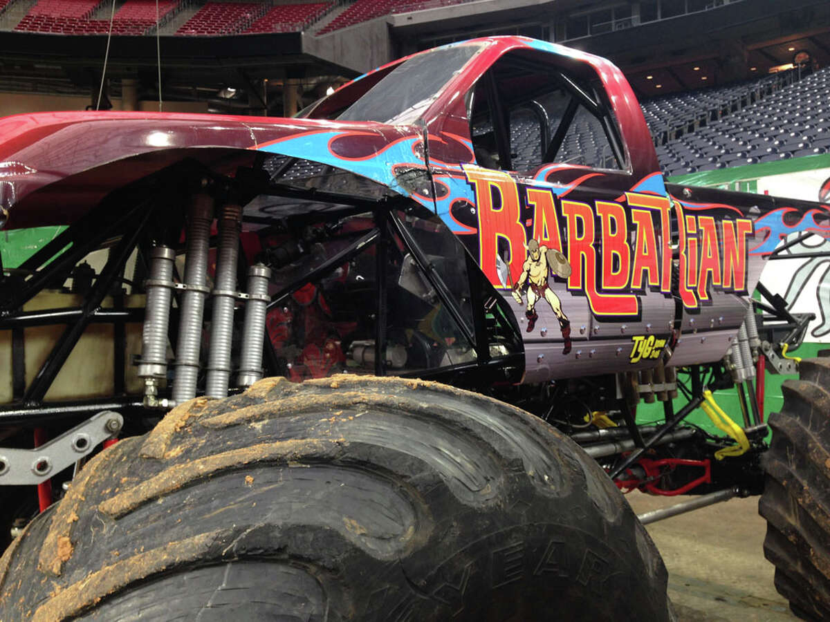 Monster trucks invade NRG Stadium for the next month