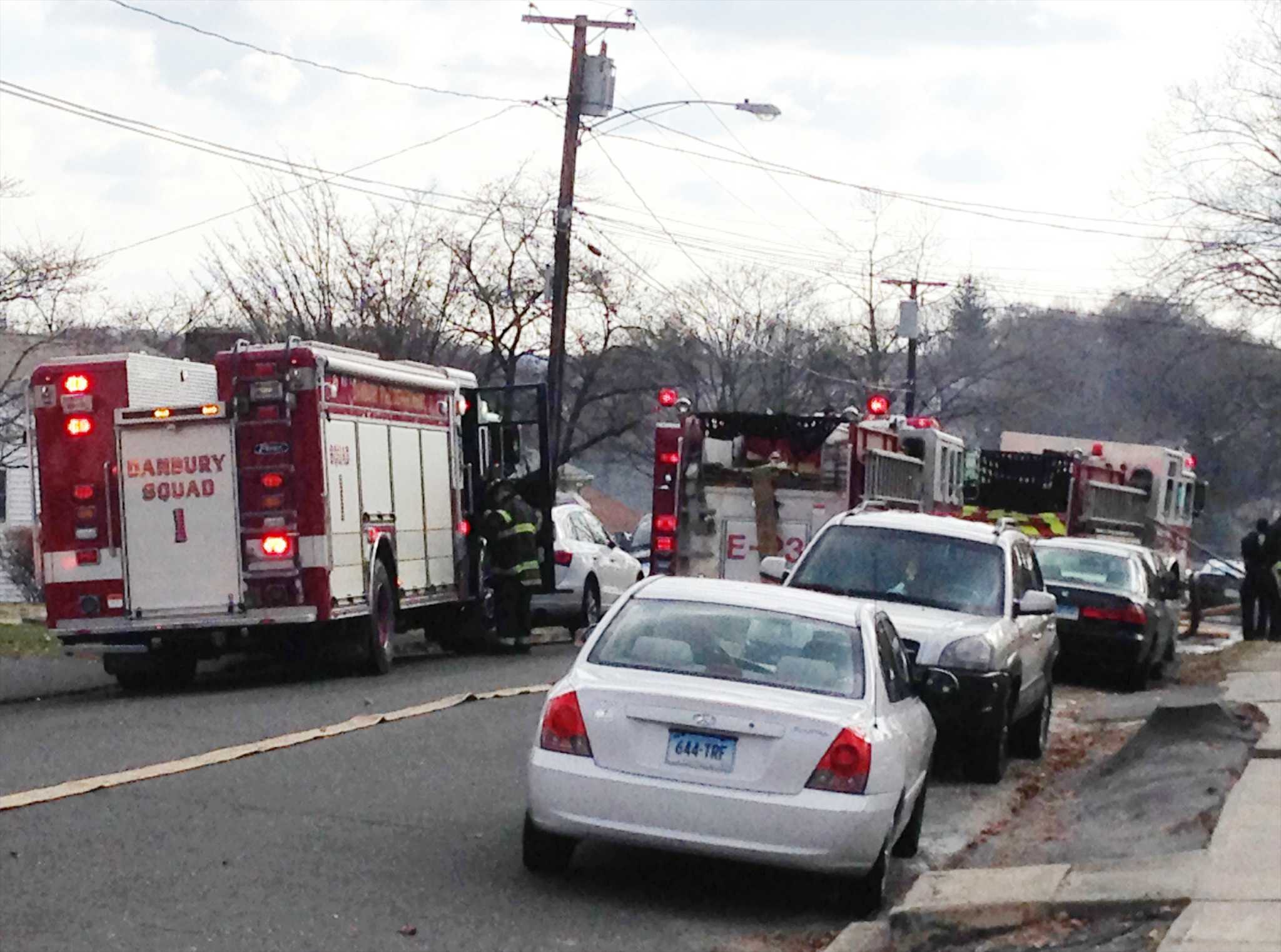 Danbury fire destroys truck, damages garage