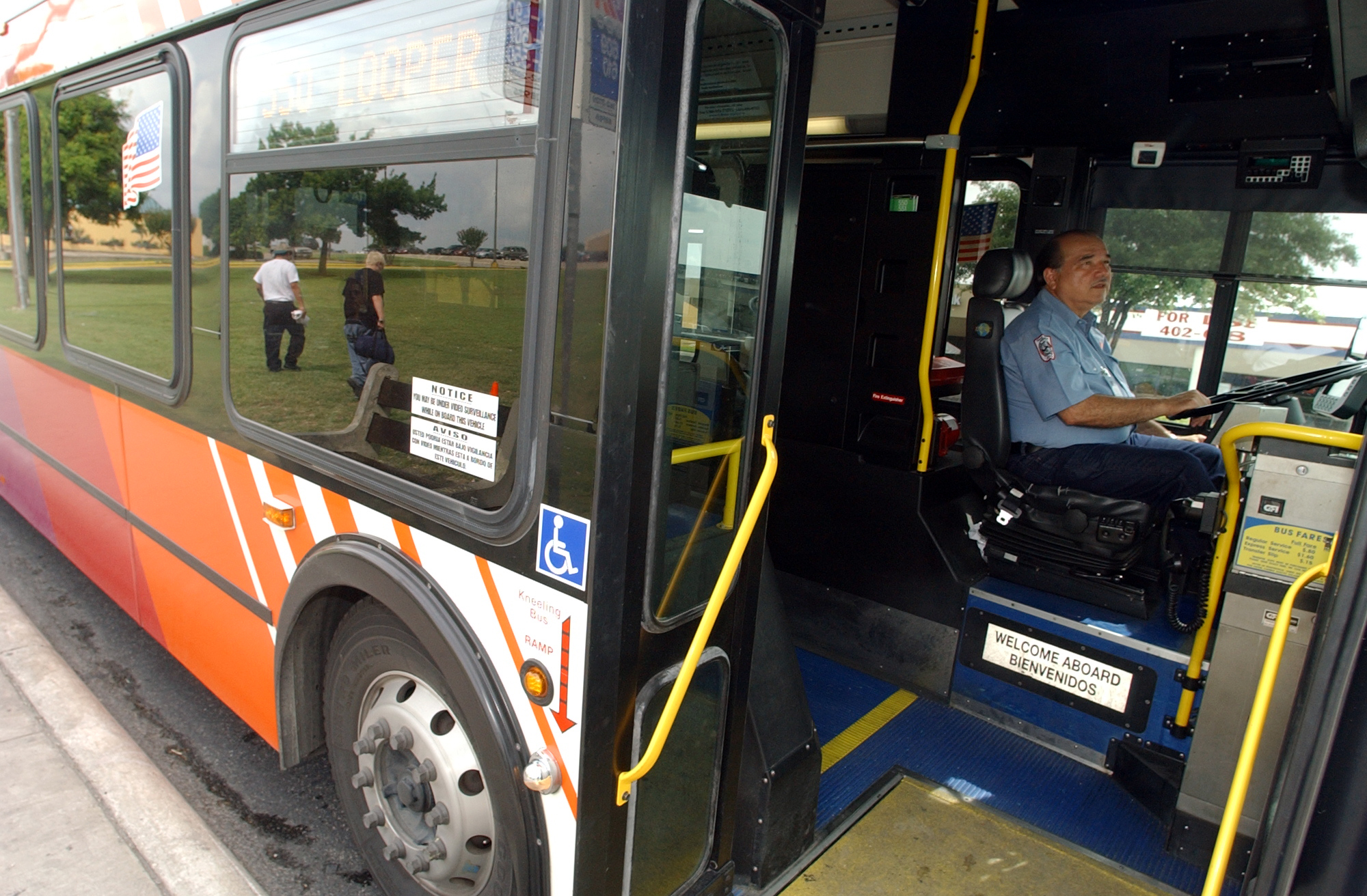 Riding a VIA bus