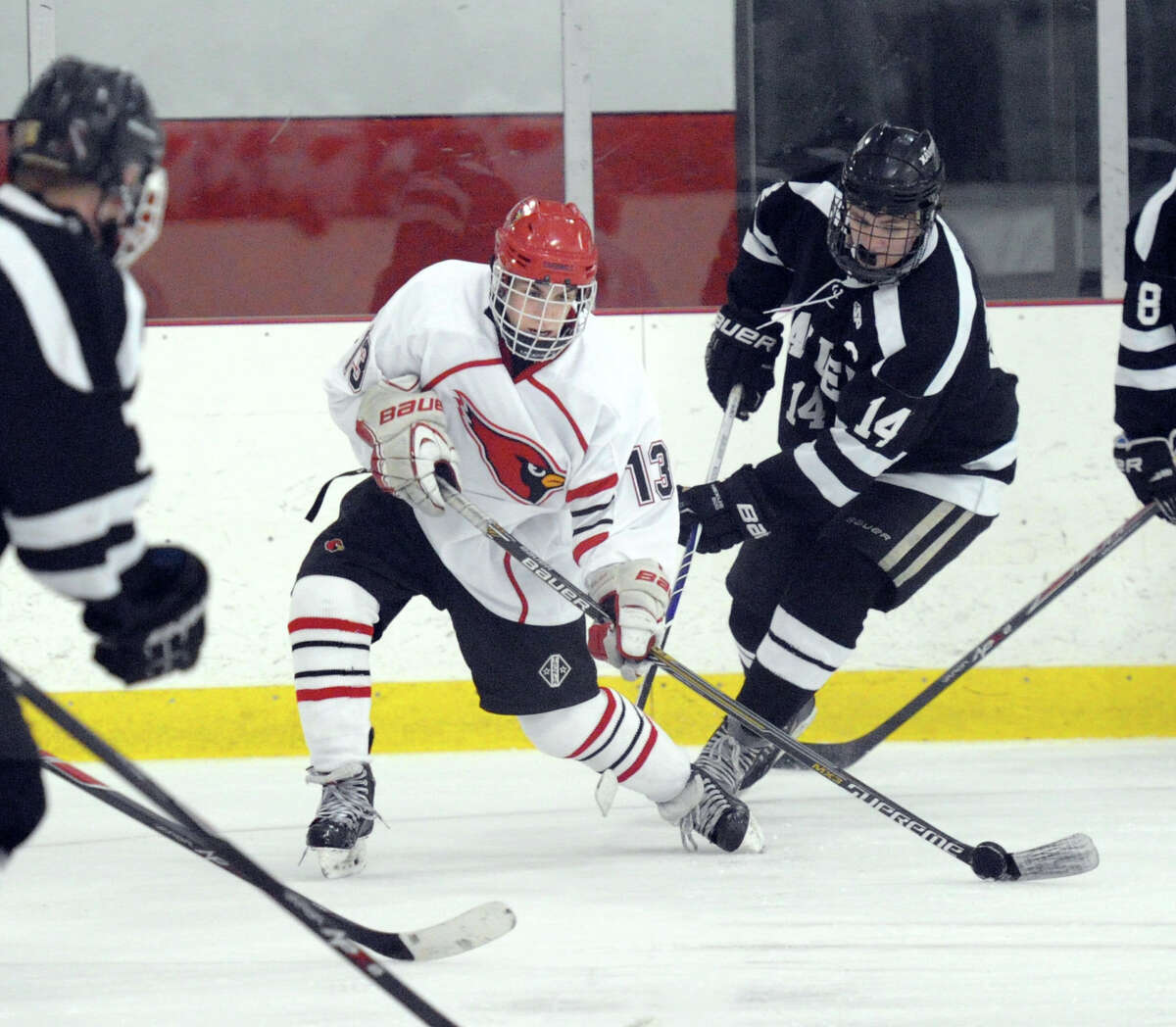 Greenwich boys hockey team edged by Xavier for first loss of the season