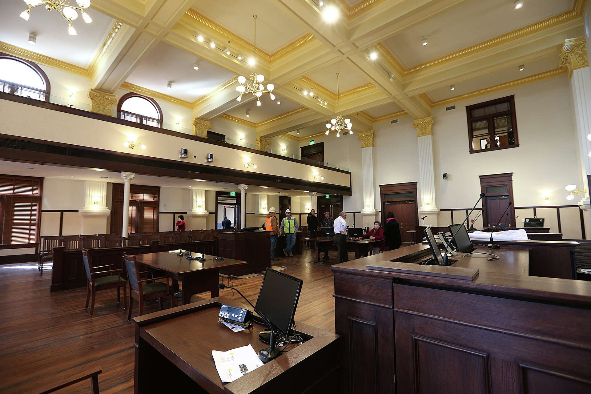 Bexar courtroom restored to 1896 grandeur