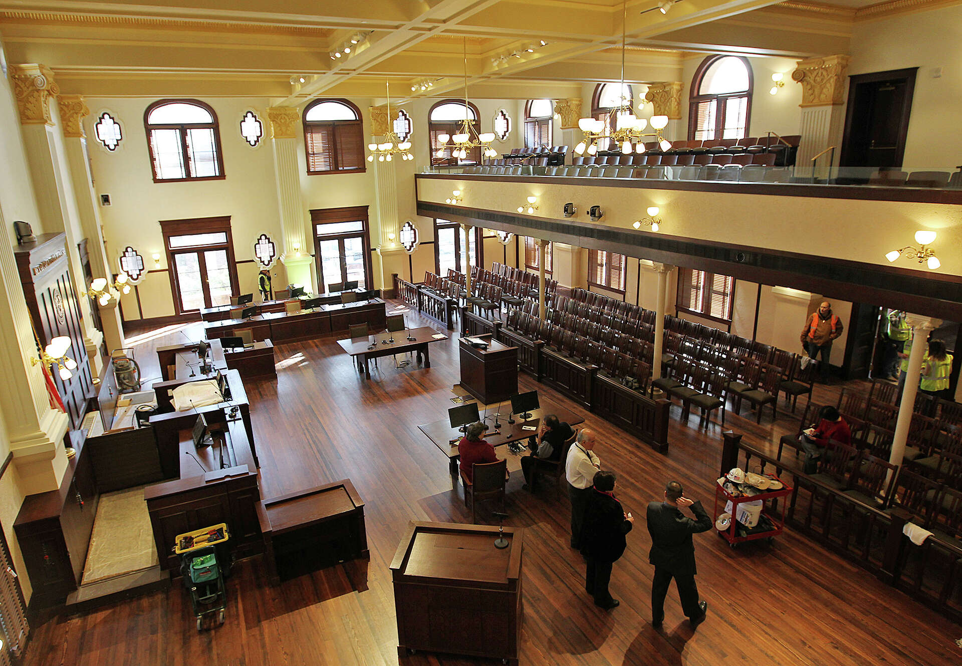 Bexar courtroom restored to 1896 grandeur
