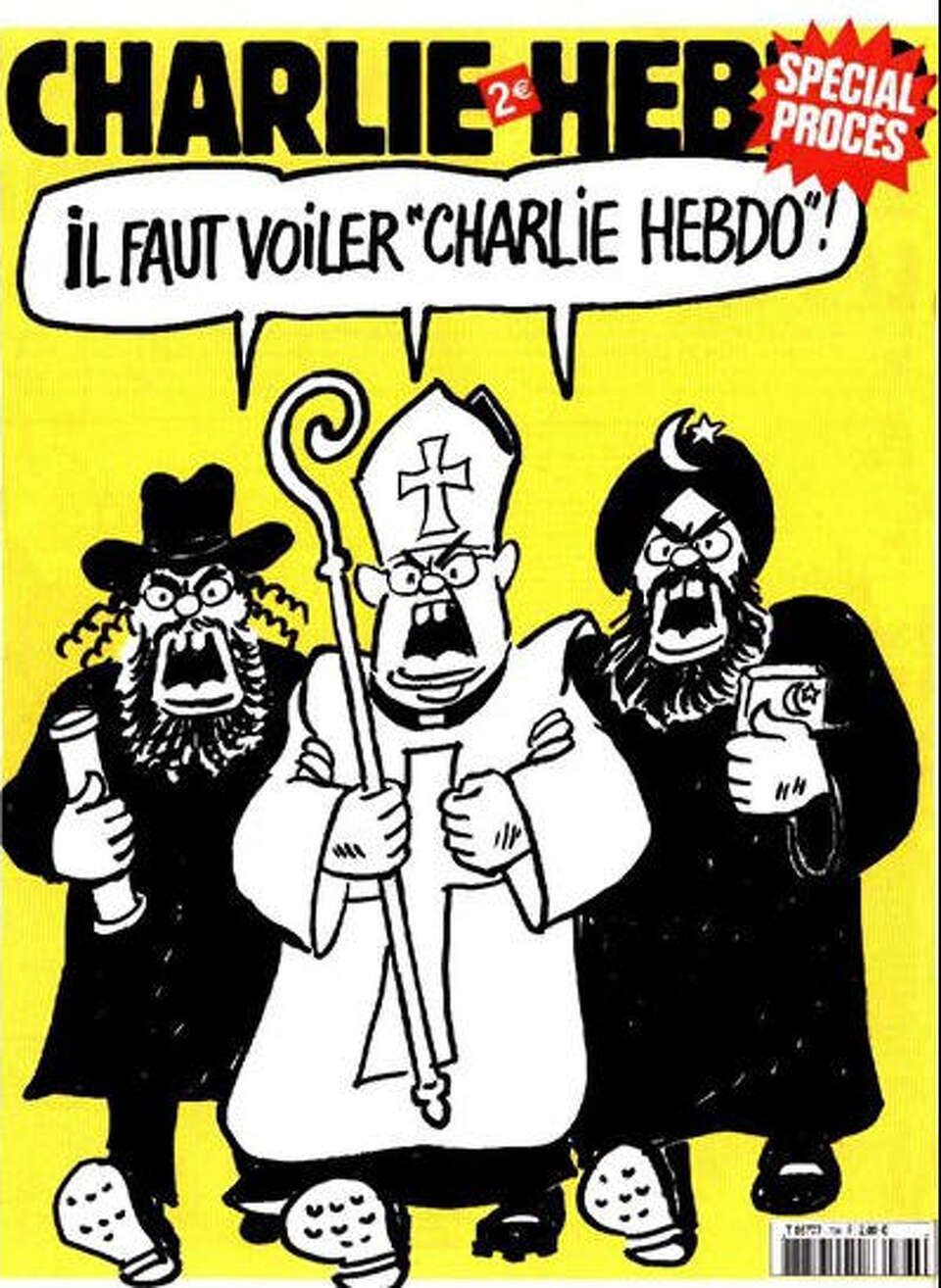 Charlie Hebdo's cover inspired by Paris attacks, shows resilience