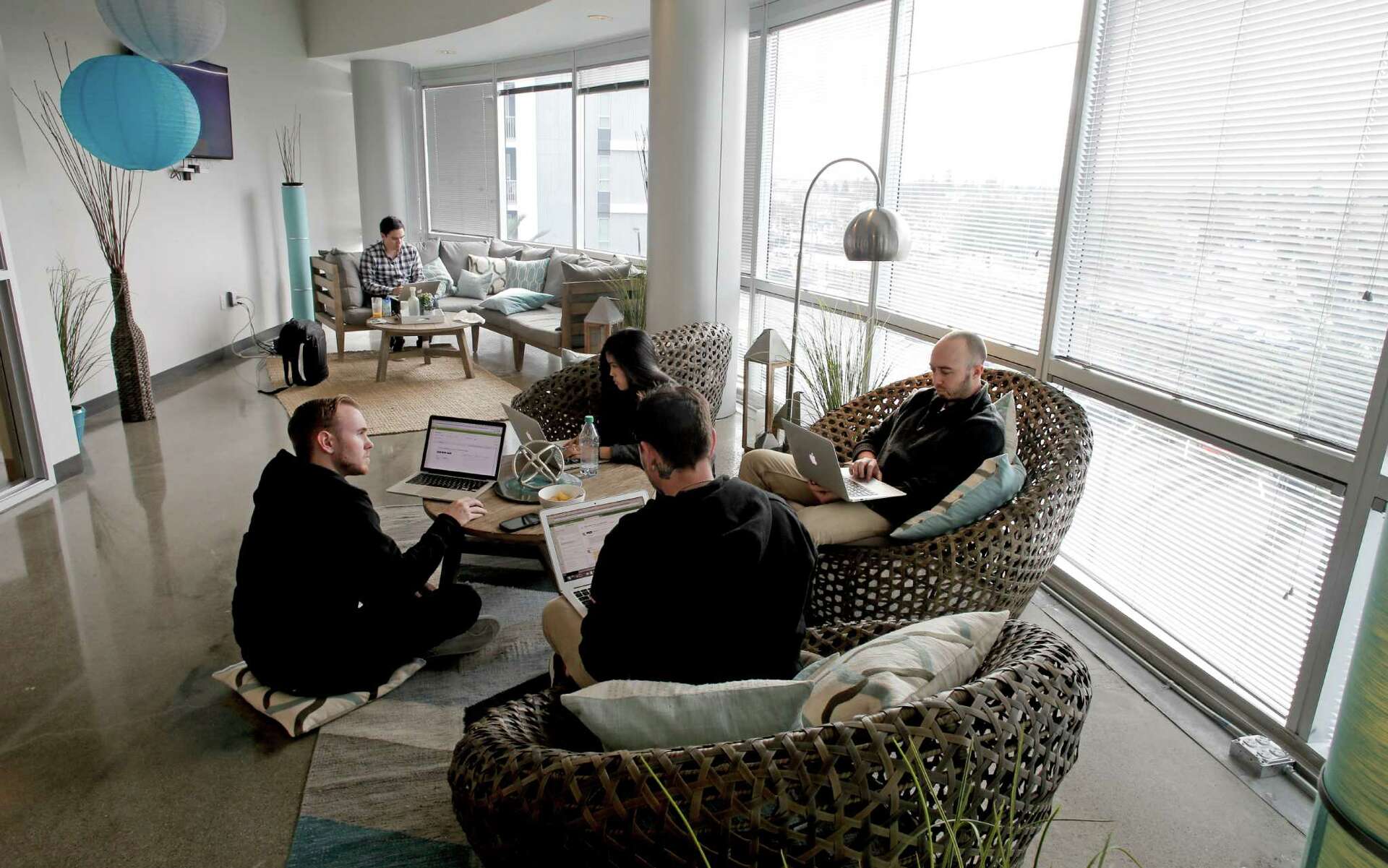 Office Space: Highfive’s office is built for video-conferencing