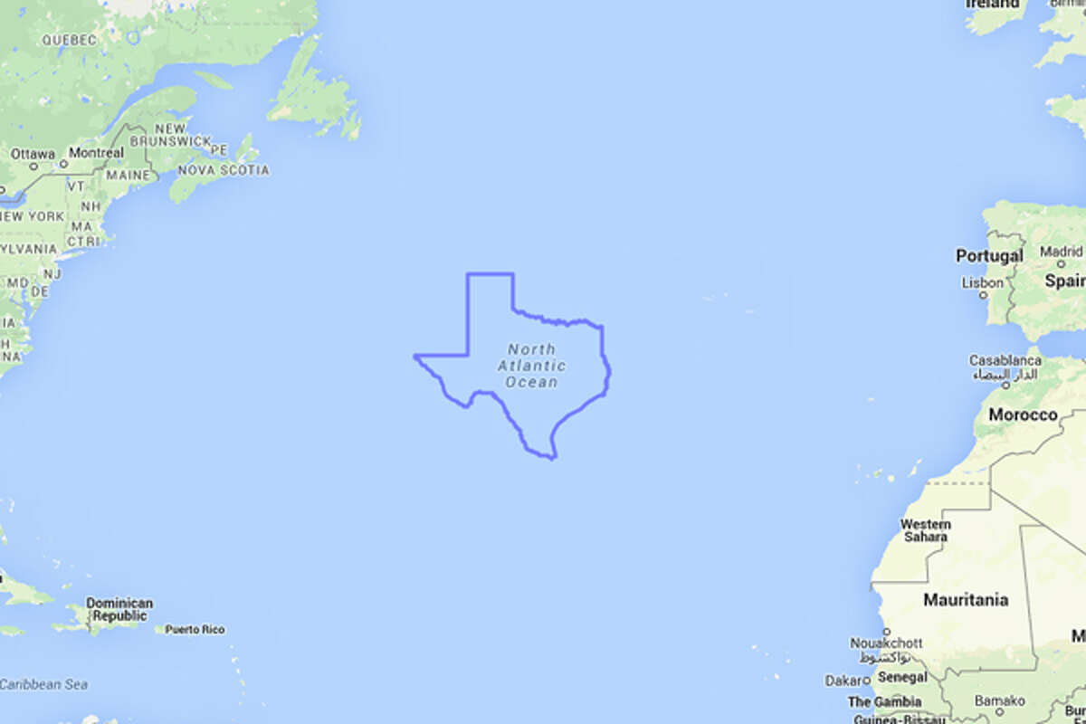 Just how big is Texas? Map compares to other countries, states