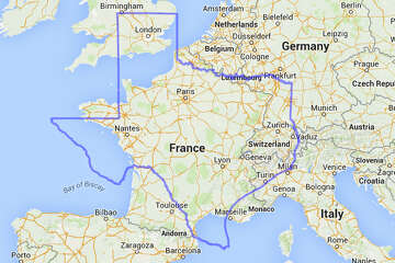 Map overlays show just how big Texas is compared to other land formations