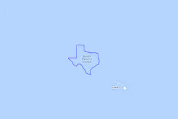 Map overlays show just how big Texas is compared to other land formations