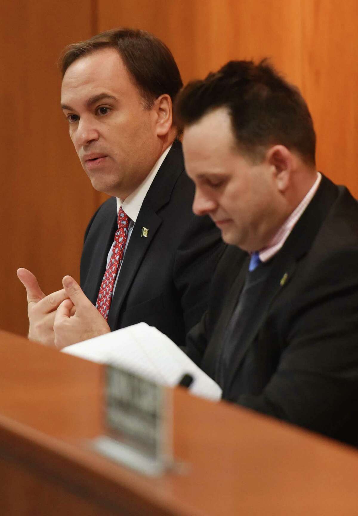 Greenwich leaders past and present honor Theis