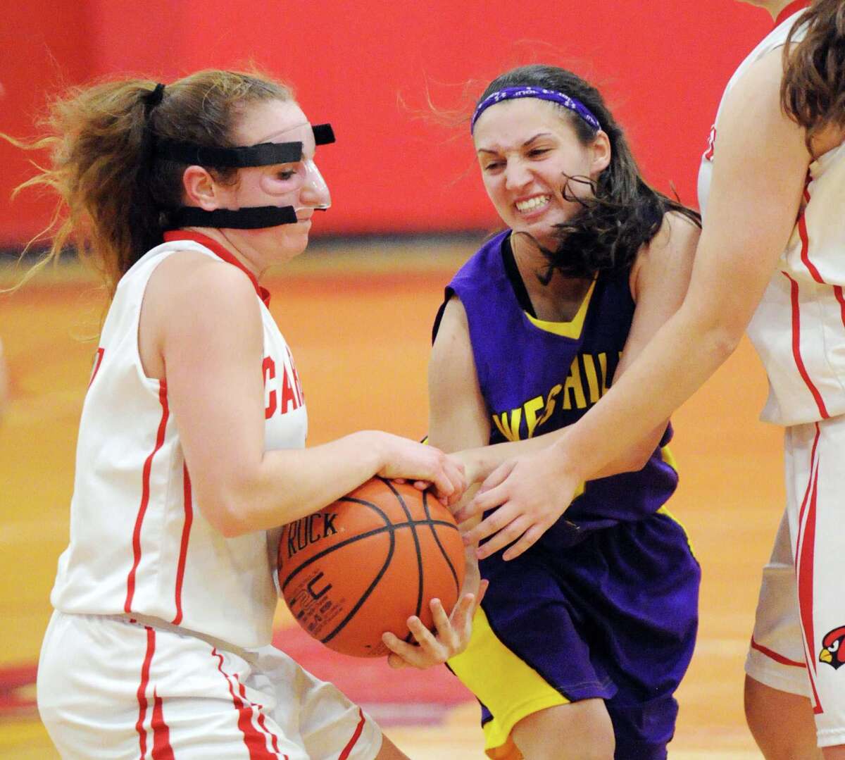 Greenwich girls basketball team grinds out win over Westhill