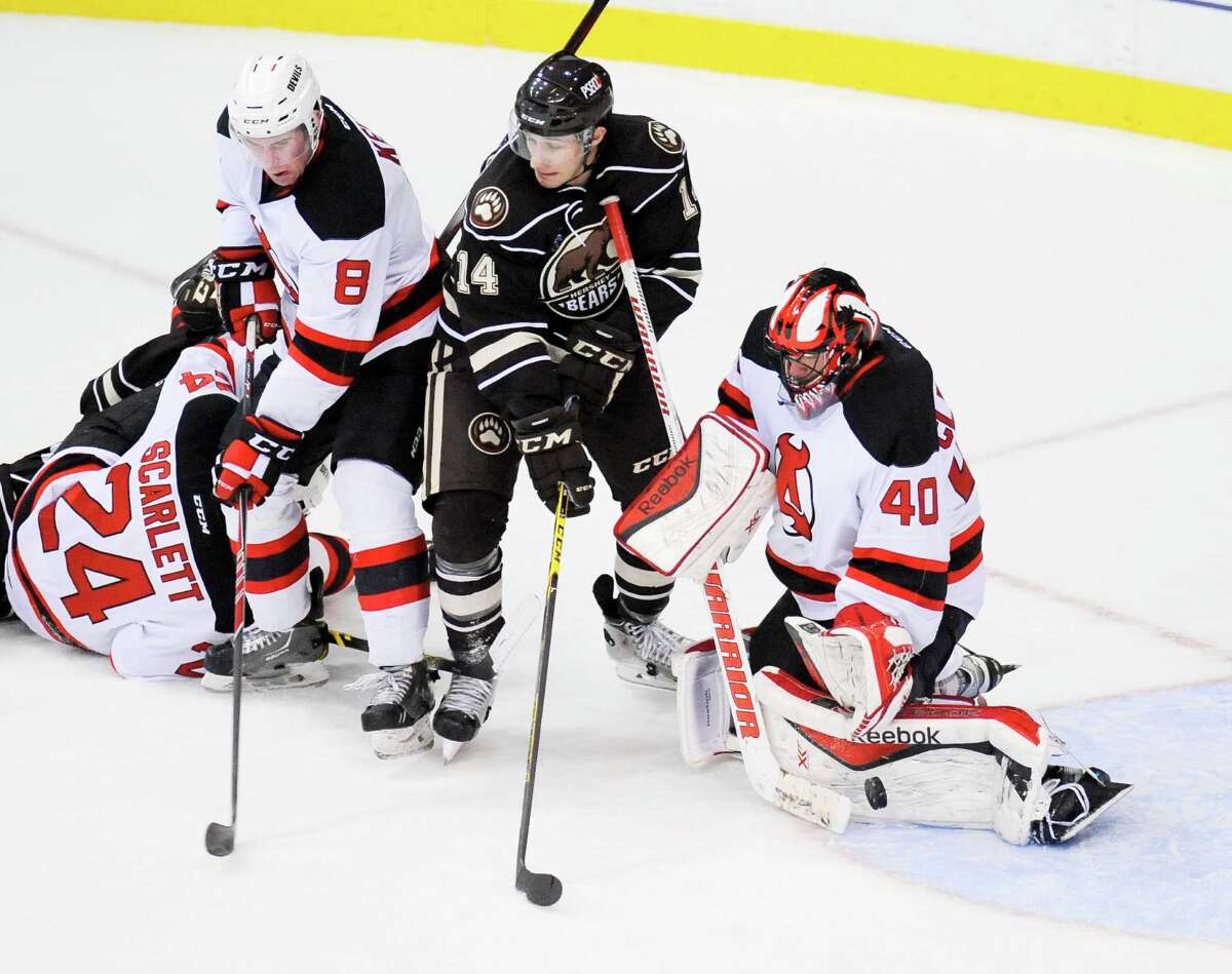 Bears' Peters, former River Rat, shuts out Albany Devils