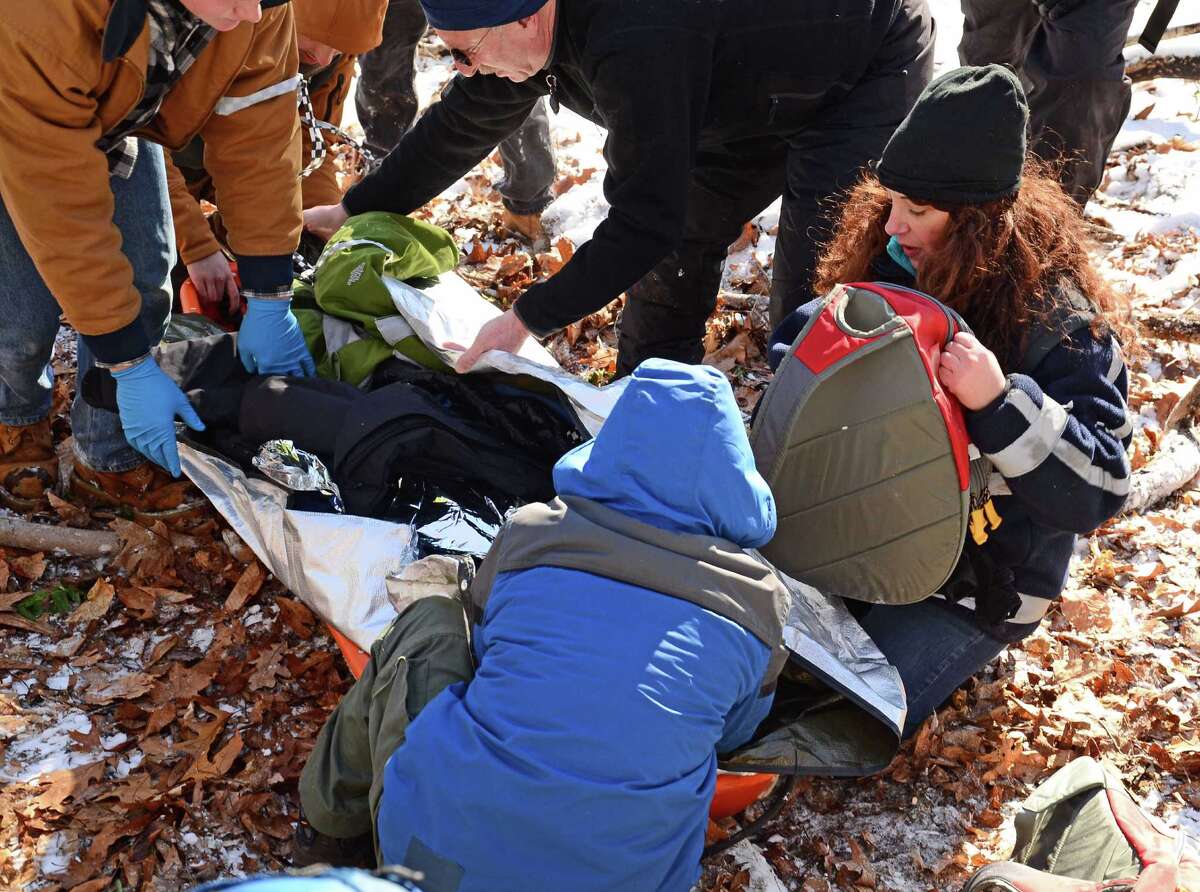 Area first-responders stage mock search for lost kids