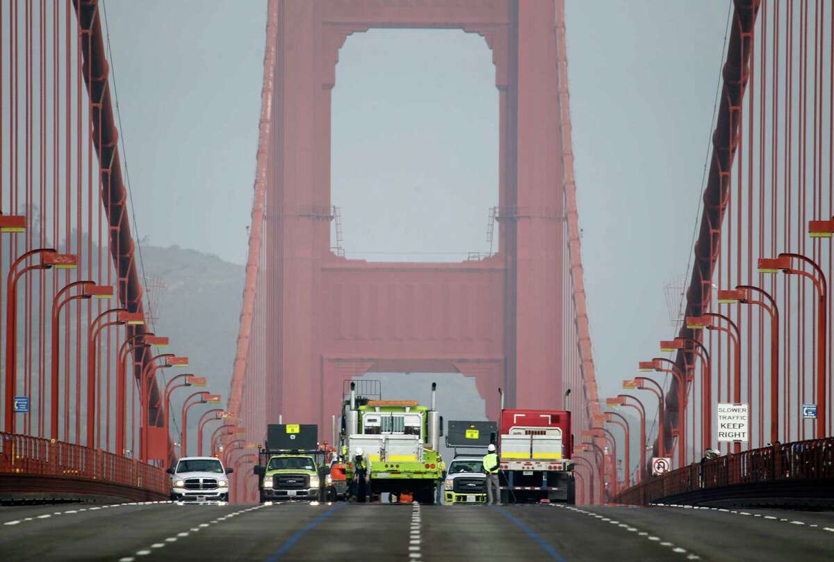 Golden Gate Bridge closed, but traffic keeps moving