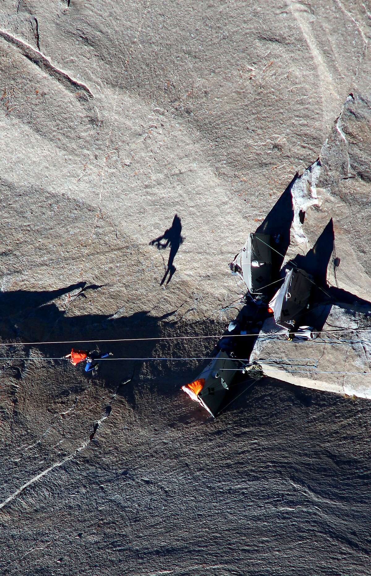 Yosemite climbers rest before final push to summit