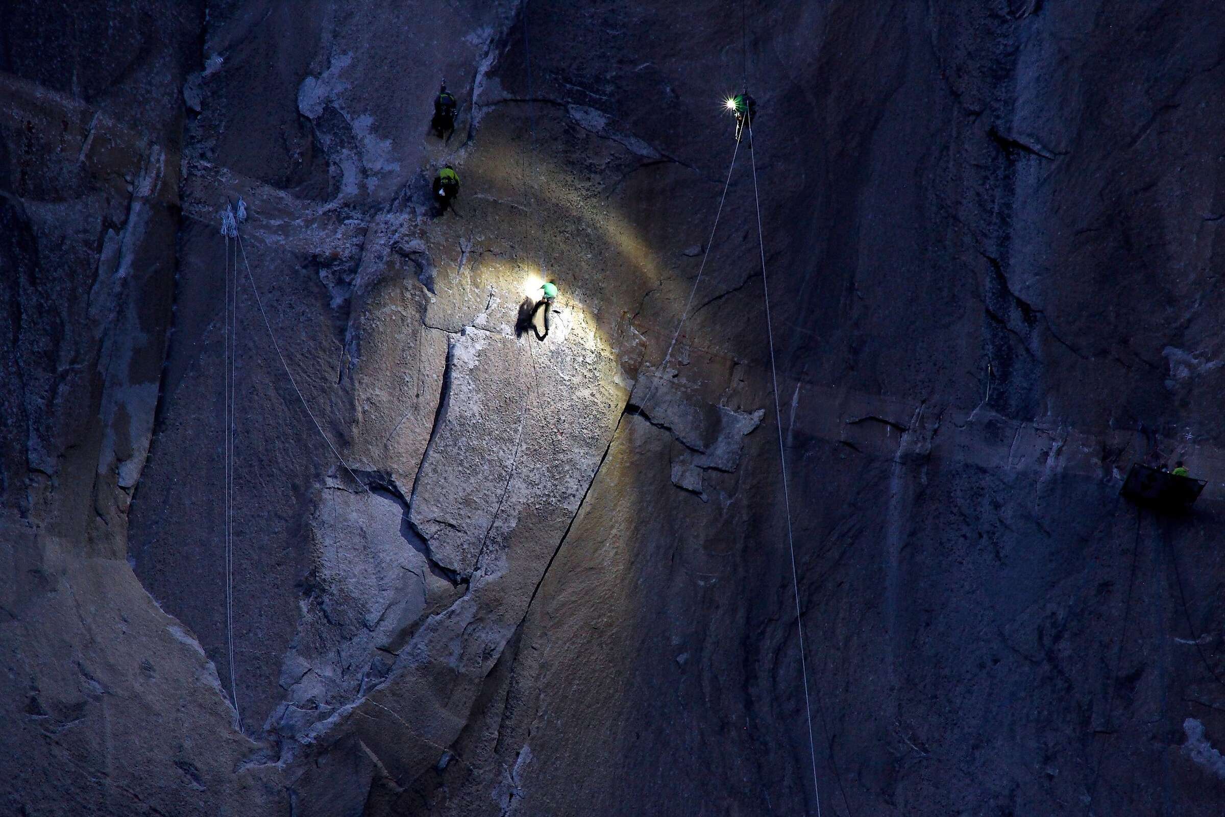 Yosemite climbers rest before final push to summit