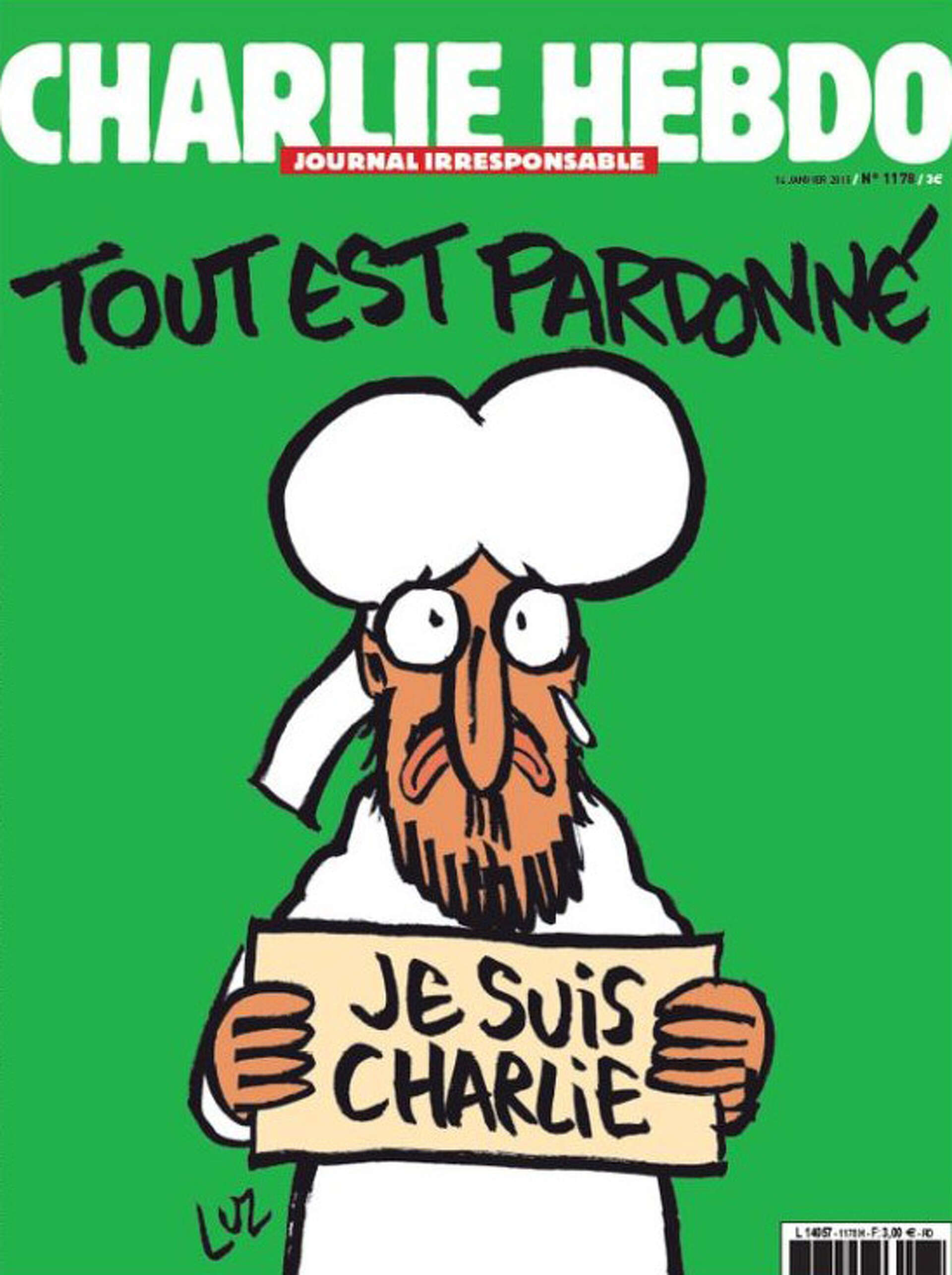 Charlie Hebdo's cover inspired by Paris attacks, shows resilience