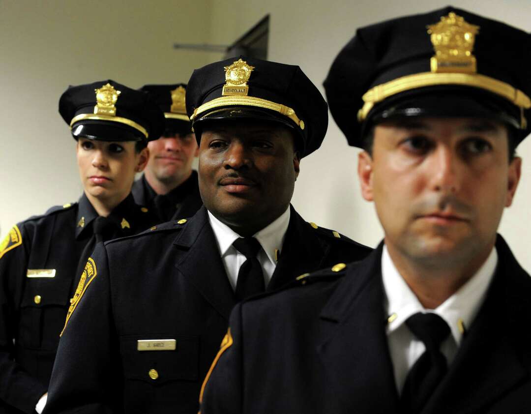 Bridgeport police promote in challenging time
