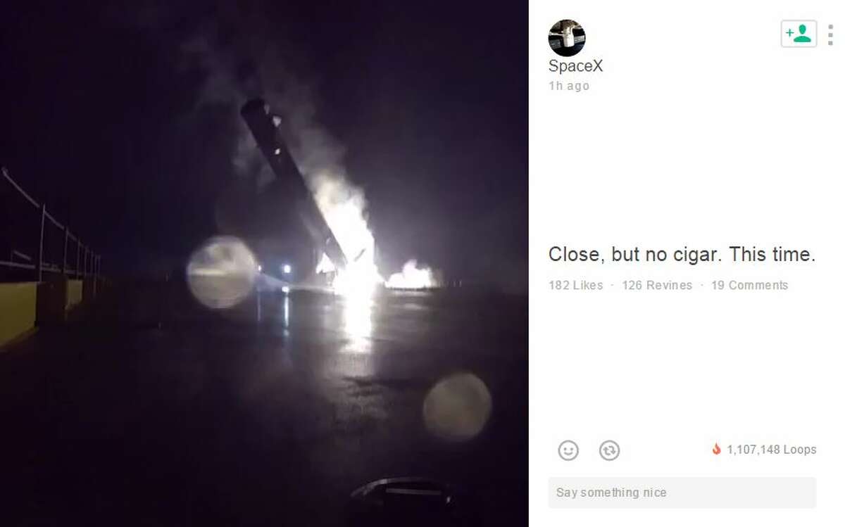 SpaceX releases explosive video of fiery rocket crash