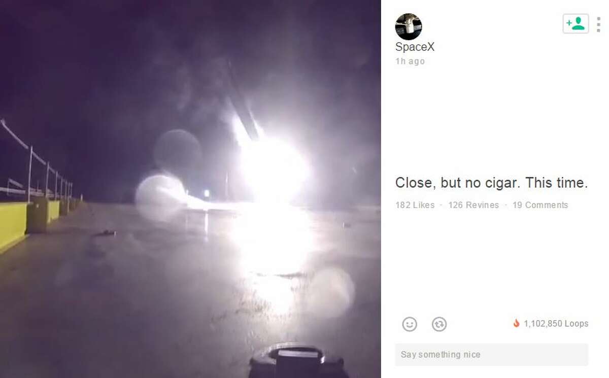 SpaceX releases explosive video of fiery rocket crash