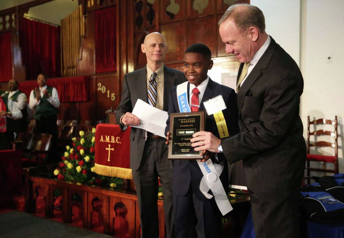 Fifth-grader rallies crowd at MLK oratory event