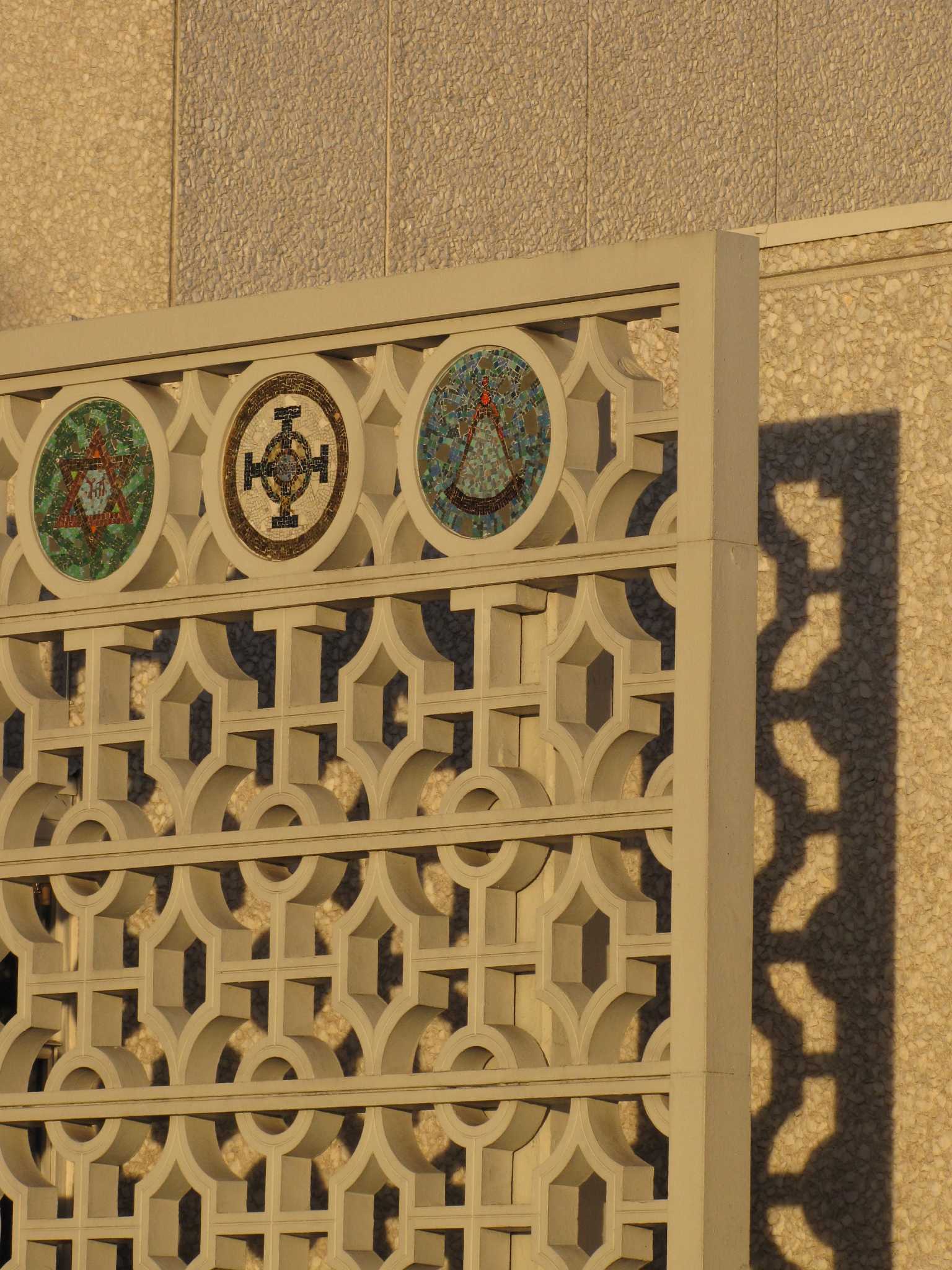 Cityscape: Even concrete screens can cast a glamorous glow