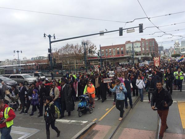 Martin Luther King Jr. Day rallies strike chord across Bay Area