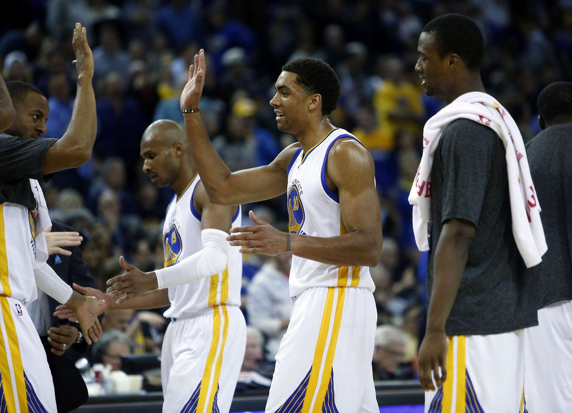 Warriors mostly standing pat with championship team
