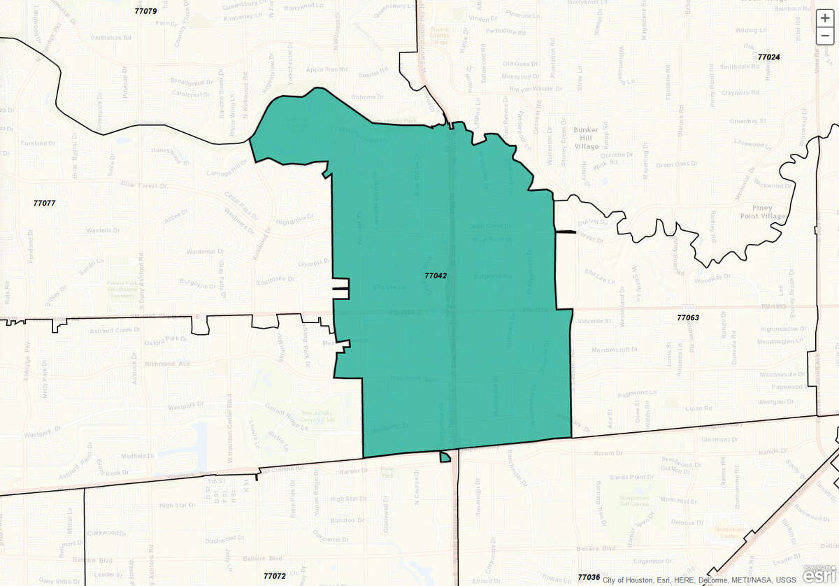 Where 20-somethings are living in Houston