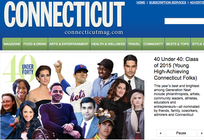 Locals make it onto Connecticut Magazine's '40 Under 40' list