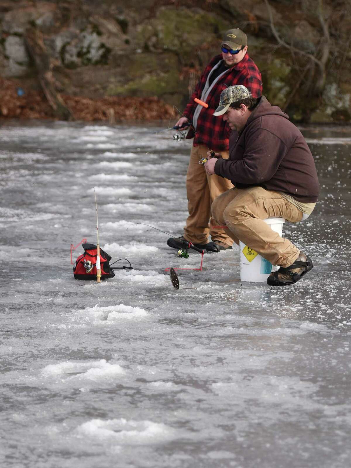 Anglers head out on the ice