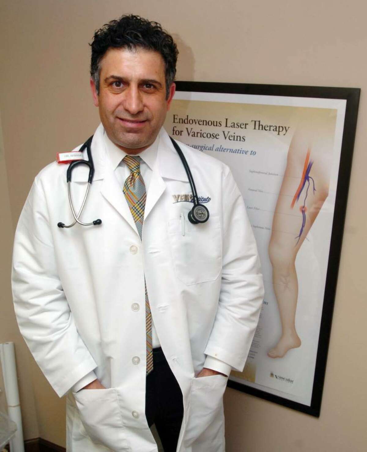 Treating pain in the veins