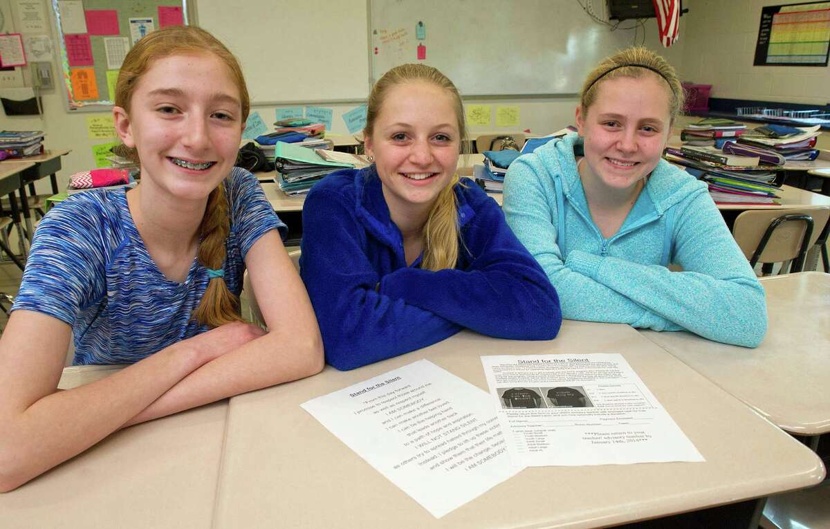 Stamford middle-schoolers take stand against bullying