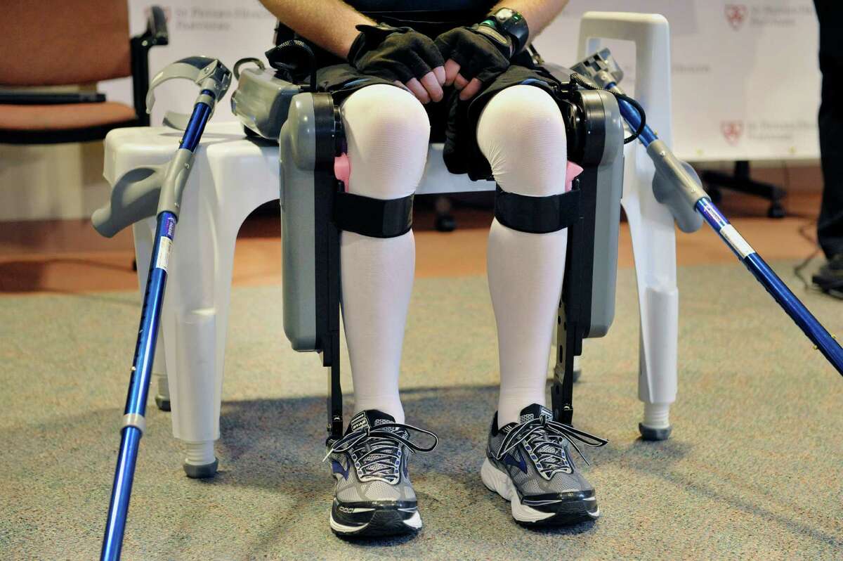 ReWalk robot at Sunnyview helps paraplegics walk again
