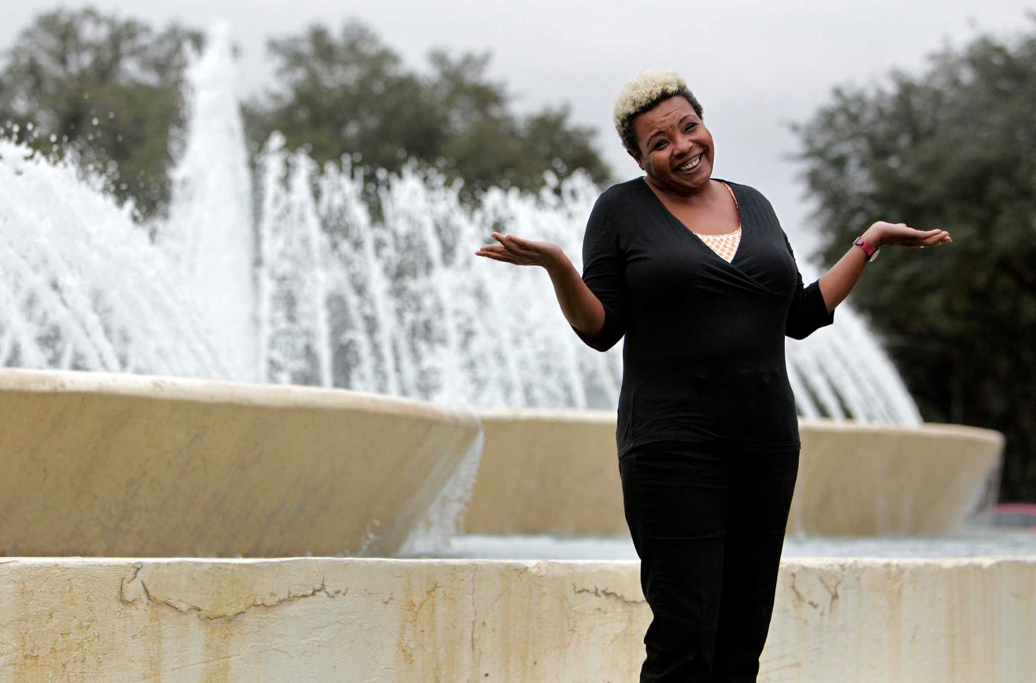 She grew up in the South Bronx. Houston scared her.