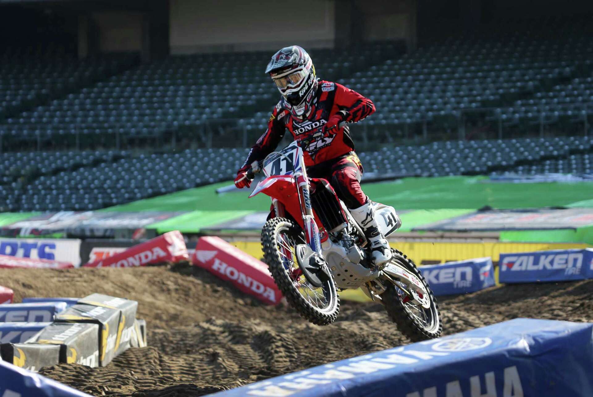 Supercross is a high-flying contact sport
