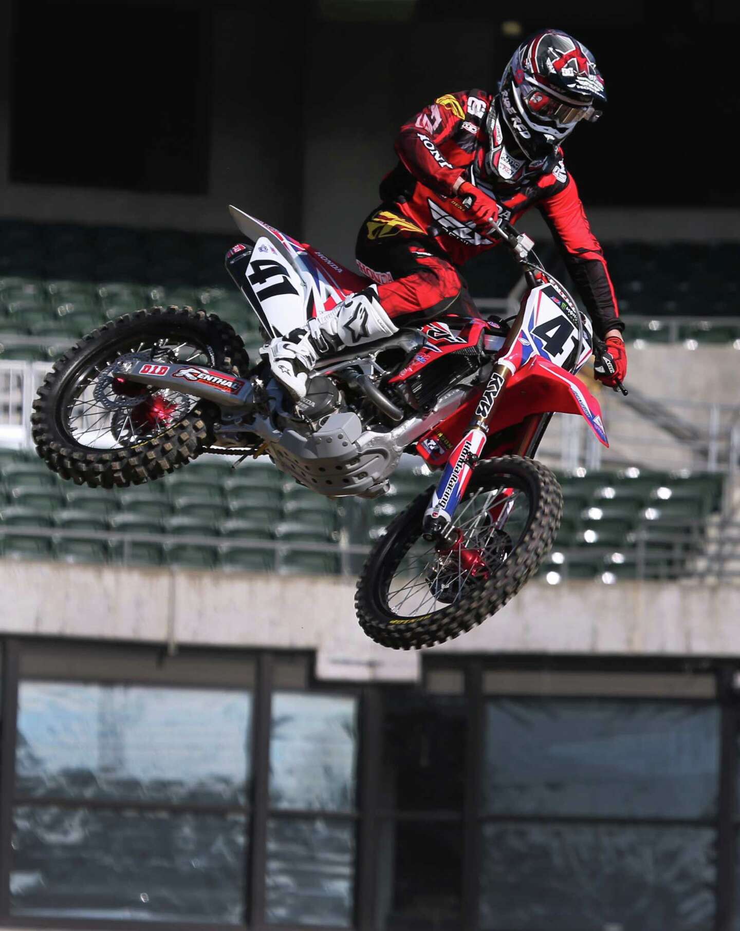 Supercross is a high-flying contact sport