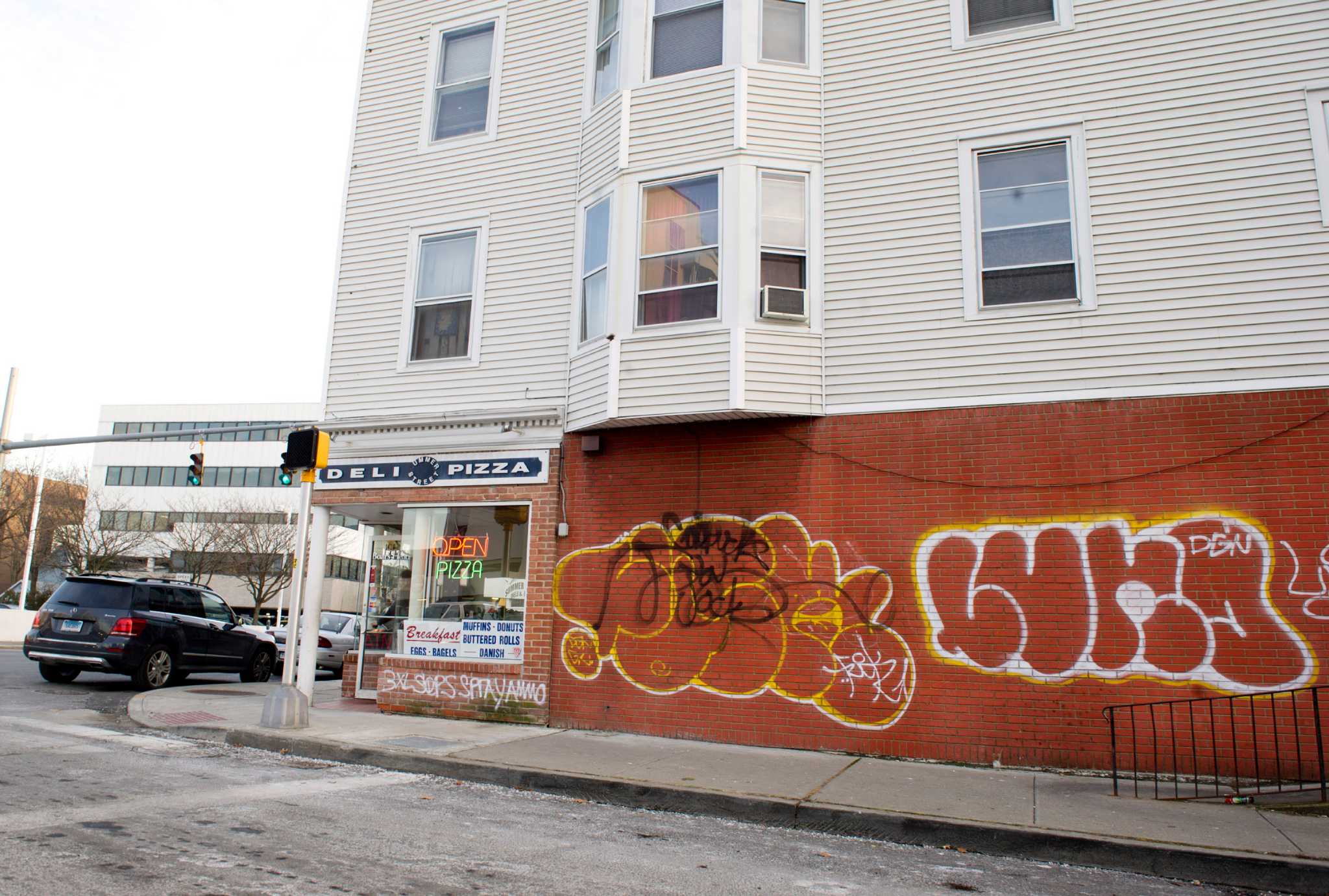 Stamford suffers nightly attacks from graffiti tagger