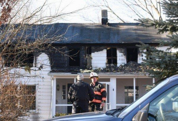 Home under renovation damaged by fire
