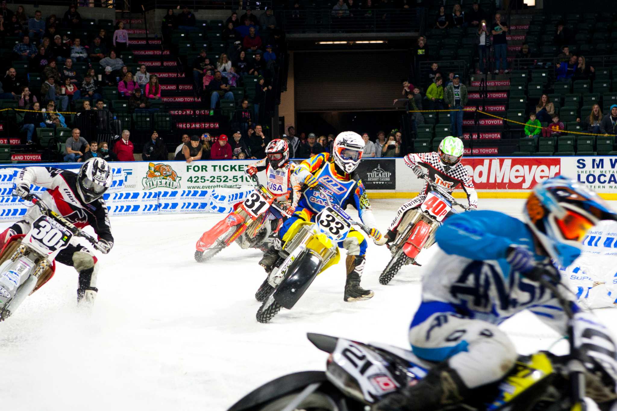 X-treme International Ice Racing competition in Everett