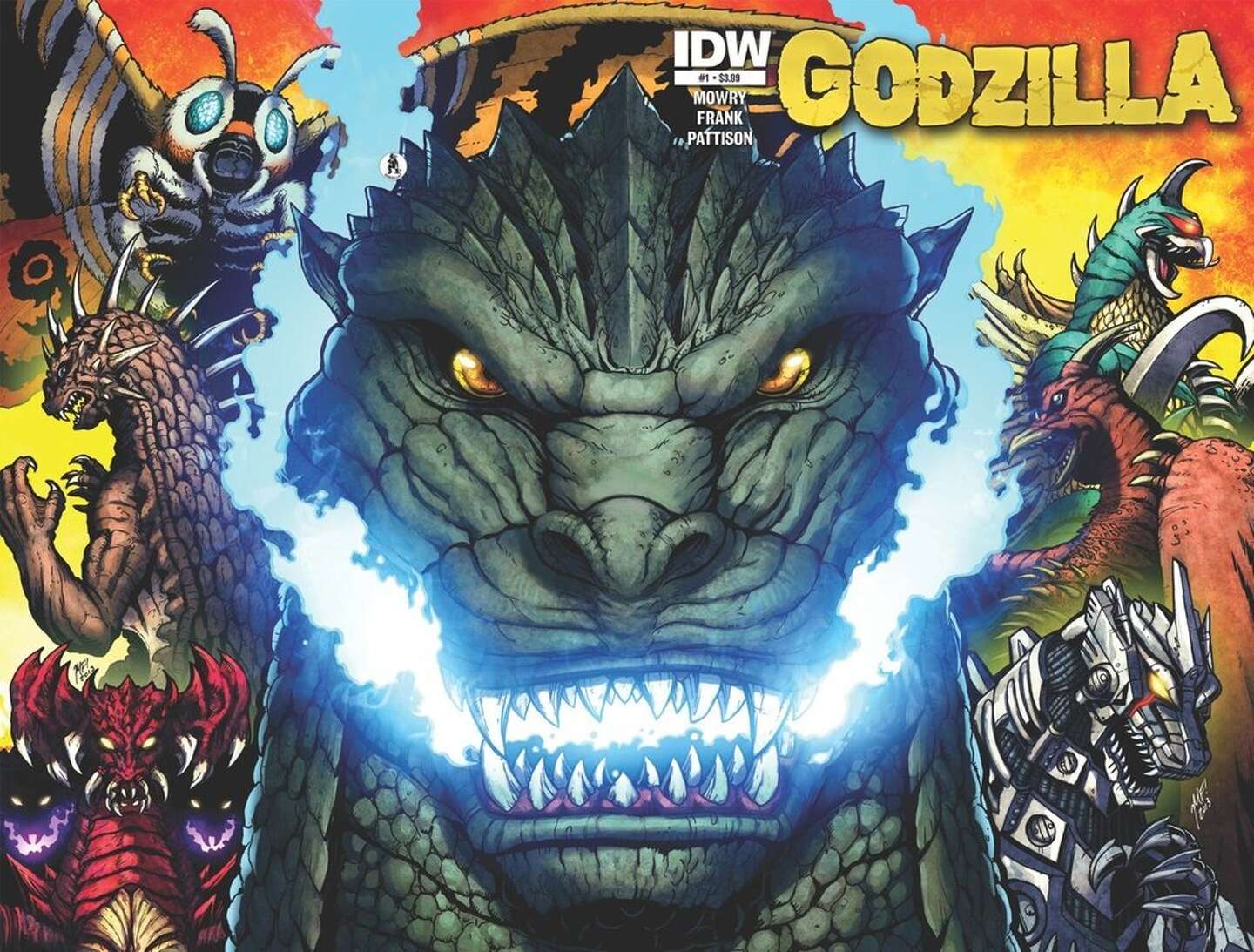 'Dueling Godzillas' art by Matt Frank shatters minds and cityscapes
