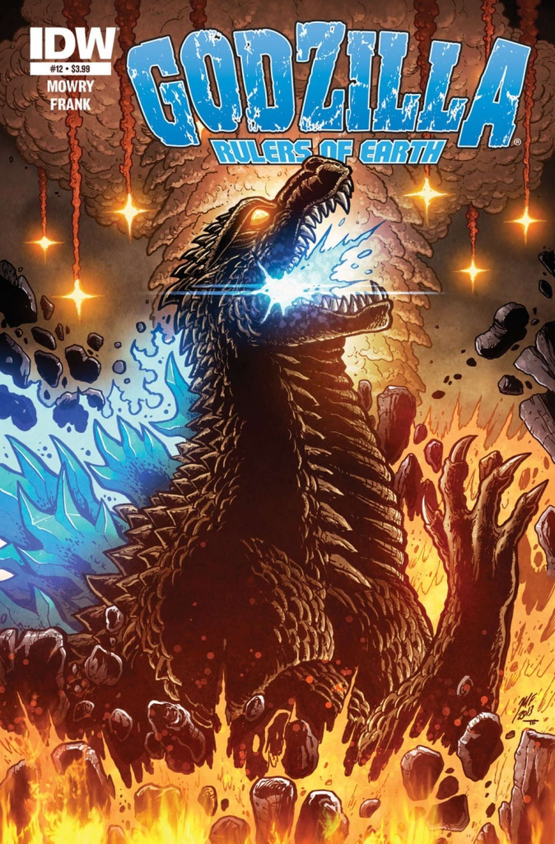 'Dueling Godzillas' art by Matt Frank shatters minds and cityscapes