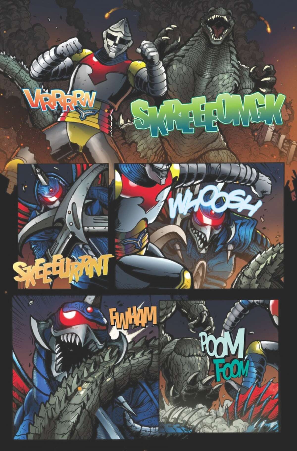 Matt Frank's 'Godzilla: Planet of the Monsters' art is massive