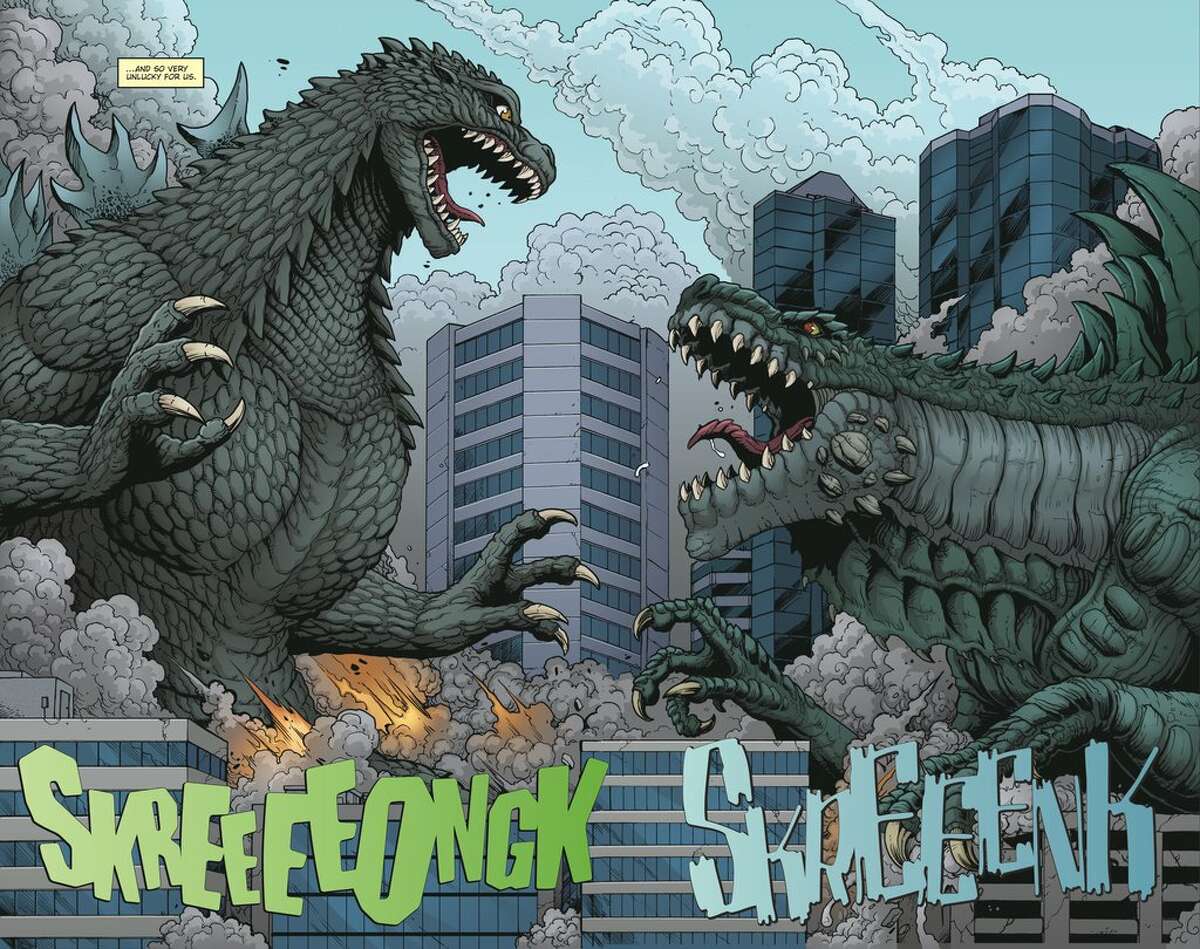 Matt Frank's 'Godzilla: Planet of the Monsters' art is massive