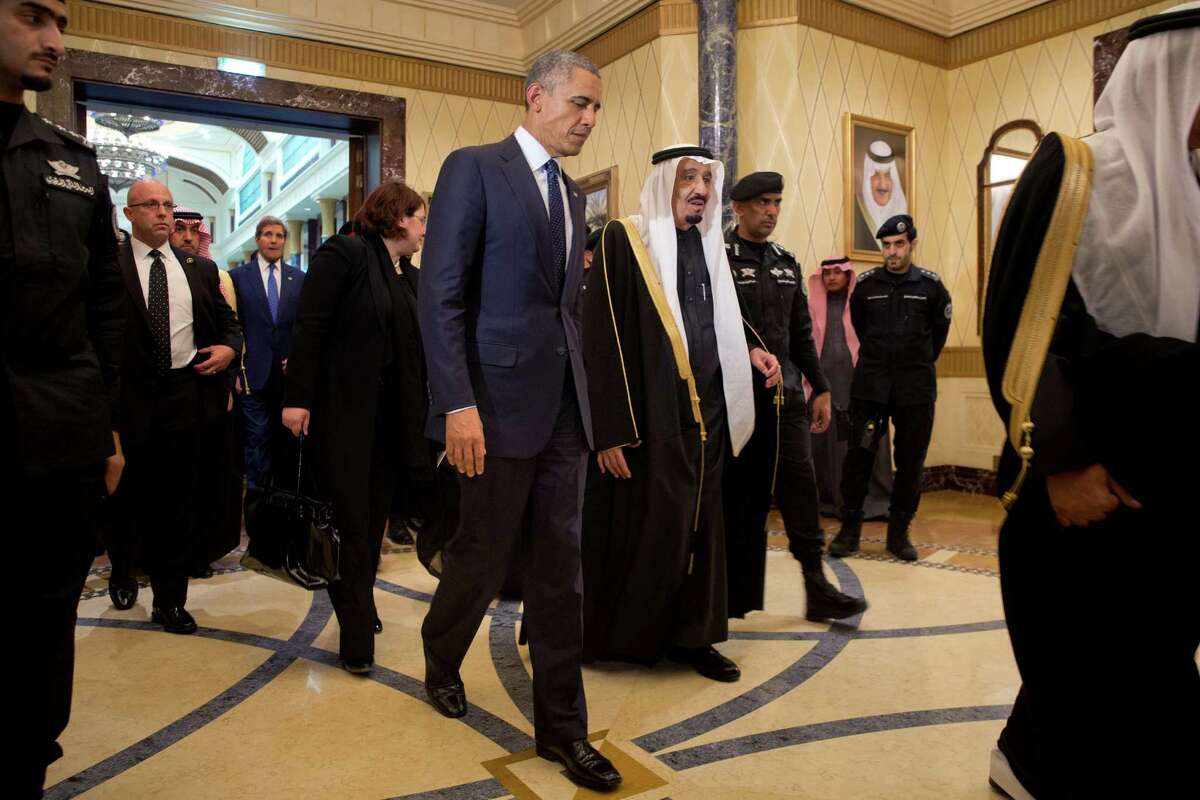 Obama meets with new king of Saudi Arabia