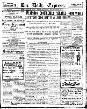 Daily Express front-page ads conveyed much