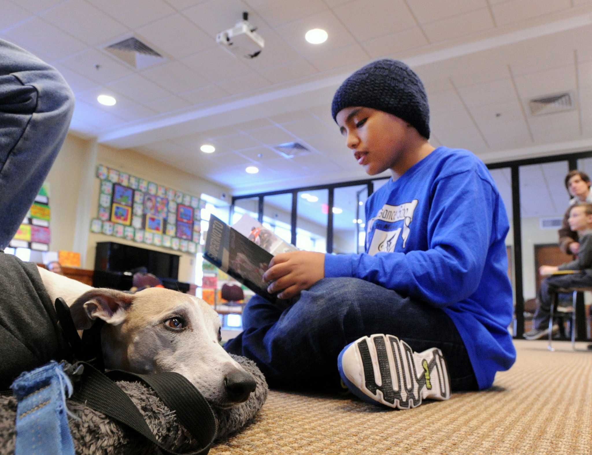 Friendly ears at the Byram Shubert Library